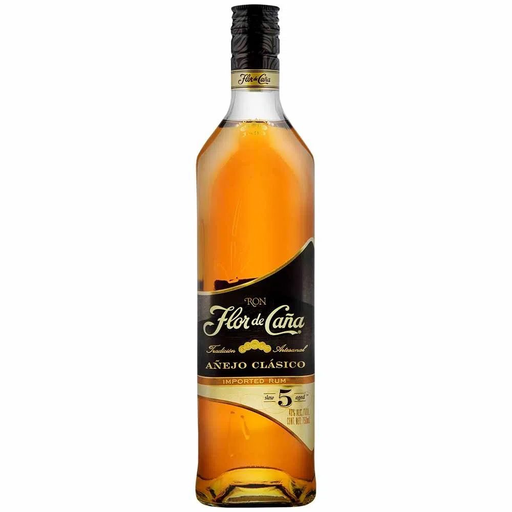 RON FLOR DE CAÑA 5 AÑOS añejo clásico 750ML – LA CASA DEL BARMAN